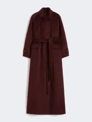Max Mara Long Wool And Alpaca Coat