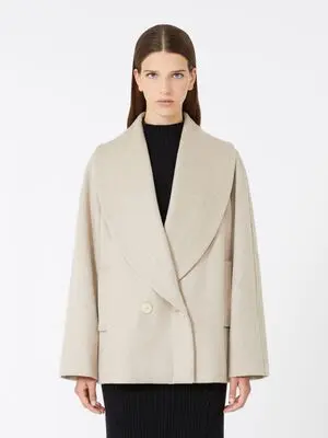 Max Mara Wool And Camel Double Cloth Jacket