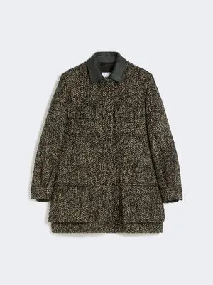 Max Mara Wool Tweed Shirt Jacket