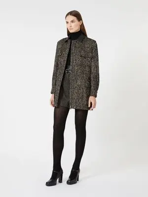 Max Mara Wool Tweed Shirt Jacket