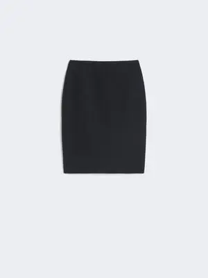 Max Mara Wool And Silk Pencil Midi Skirt