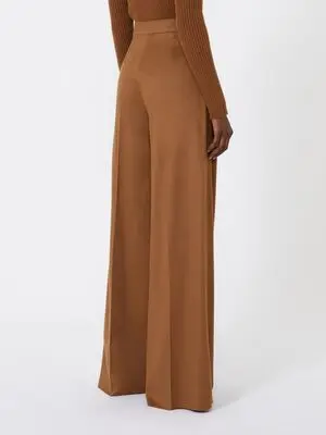Max Mara Wide Leg Zibeline Trousers