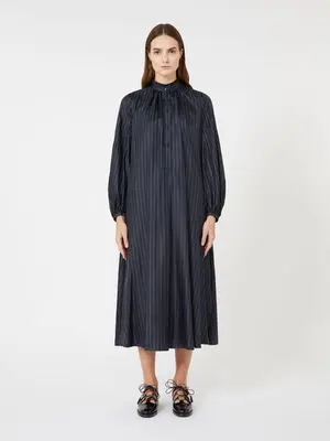 Max Mara Long Silk Shirt Dress