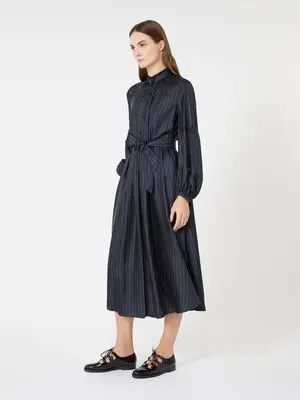 Max Mara Long Silk Shirt Dress