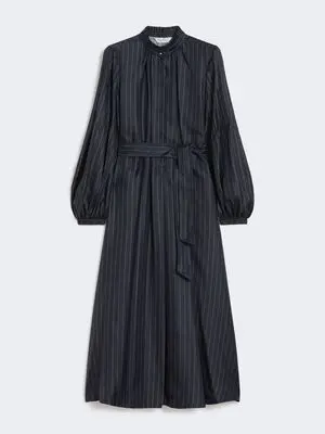 Max Mara Long Silk Shirt Dress