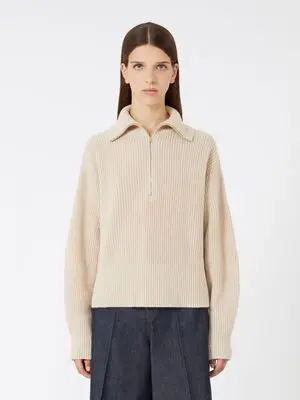 Max Mara Wool And Cashmere Jumper - Beige