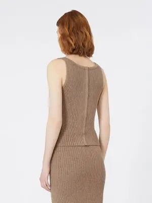 Max Mara Wool And Cashmere Yarn Top
