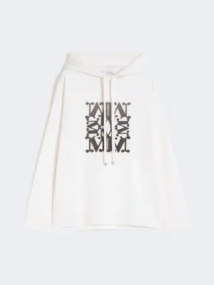 Max Mara Oversized Wool Hoodie With Embroidery