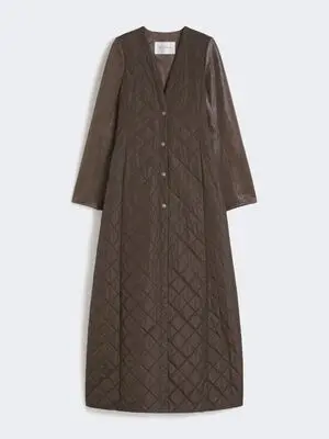 Max Mara Long Quilted Coat