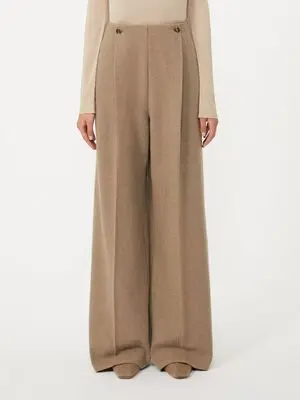Max Mara Cashmere Flannel Trousers