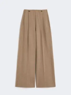 Max Mara Cashmere Flannel Trousers