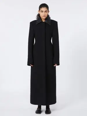 Max Mara Fitted Wool Blend Coat