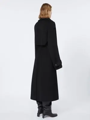 Max Mara Double-faced Pure Wool Trench Coat
