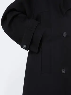 Max Mara Double-faced Pure Wool Trench Coat
