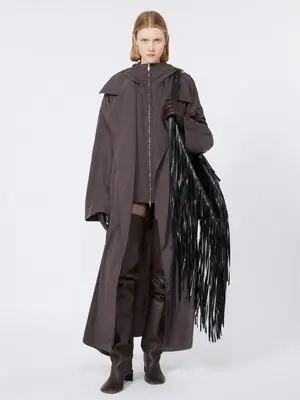 Max Mara Oversized Taffeta Trench Coat
