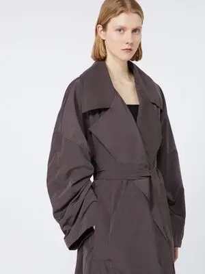 Max Mara Oversized Taffeta Trench Coat