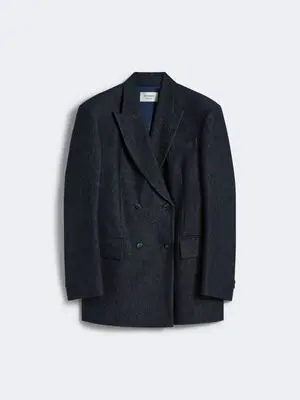 Max Mara Comfort-fit Denim Blazer