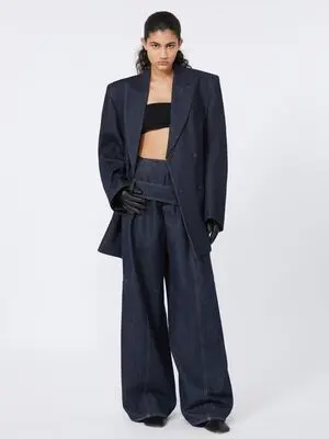 Max Mara Comfort-fit Denim Blazer