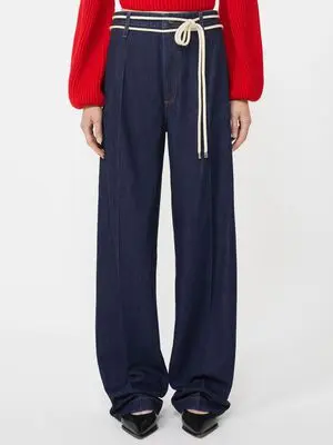 Max Mara Mannish Denim Trousers