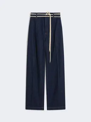 Max Mara Mannish Denim Trousers
