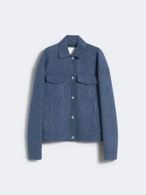 Max Mara Wool Denim-style Jacket