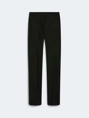 Max Mara Low-rise Stretch Trousers - Black