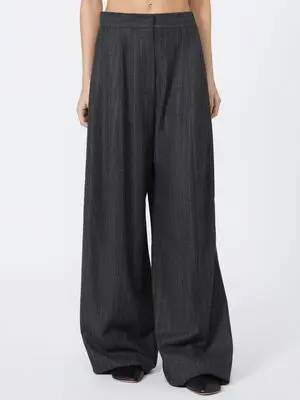 Max Mara Wide-leg Wool-blend Trousers