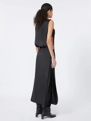 Max Mara Long Dress With Thin Shoulder Straps