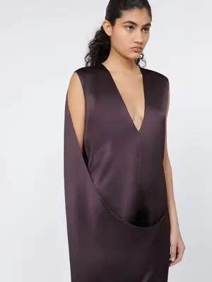 Max Mara Viscose Satin Runway Dress