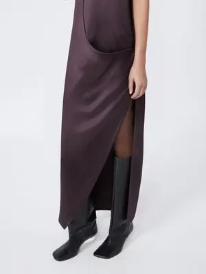 Max Mara Viscose Satin Runway Dress