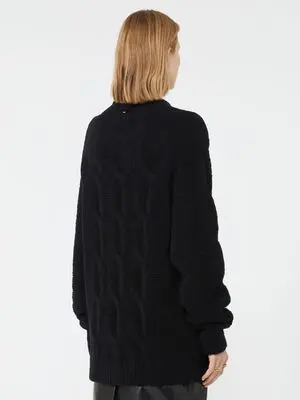 Max Mara Oversized Cable Knit Sweater