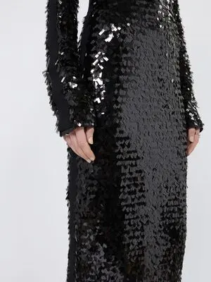 Max Mara Sequin-adorned Jersey Dress