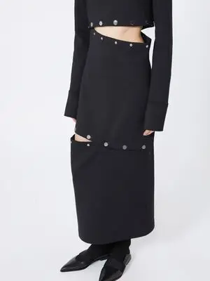 Max Mara Shortenable Scuba Jersey Dress