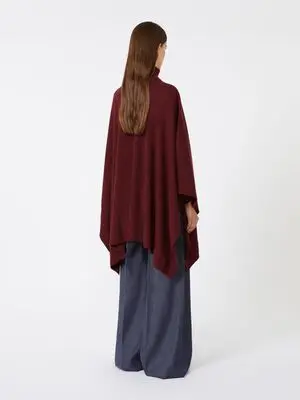 Max Mara Cashmere Cape - Raspberry
