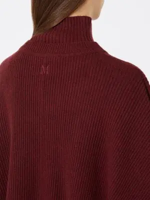 Max Mara Cashmere Cape - Raspberry