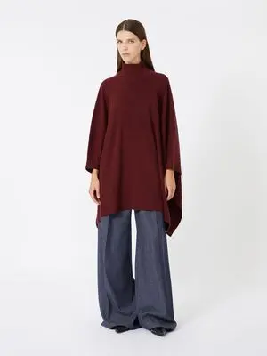 Max Mara Cashmere Cape - Raspberry