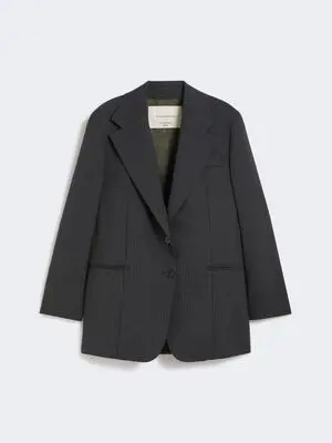 Max Mara Wool Canvas Blazer