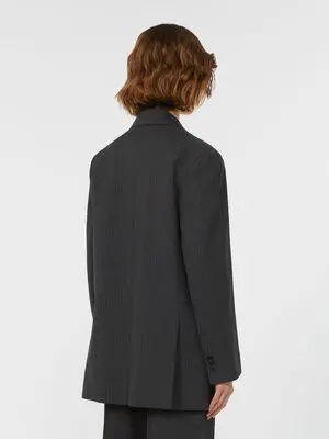 Max Mara Wool Canvas Blazer
