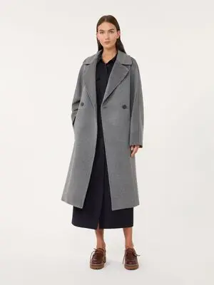 Max Mara Wool Drap Midi Coat