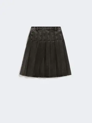 Max Mara Contrast Stitching Skirts