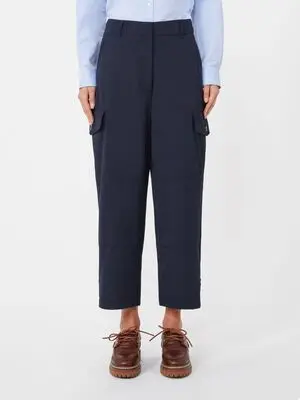 Max Mara Tech Wool Carrot Trousers