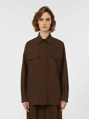 Max Mara Wool Twill Shirt
