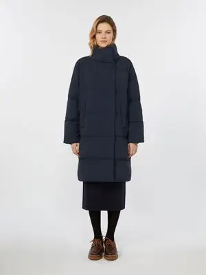 Max Mara Water-repellent Technical Canvas Down Jacket