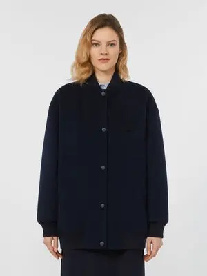 Max Mara Double Wool Bomber Jacket