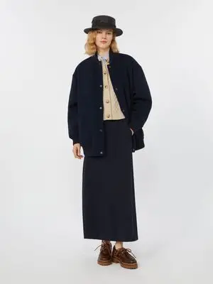 Max Mara Double Wool Bomber Jacket