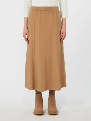 Max Mara Drap-effect Jersey Midi Skirt