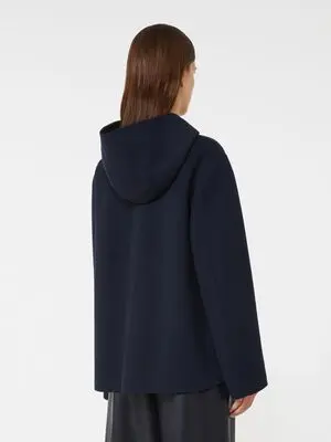 Max Mara Double-sided Wool Zip-up Hoodie