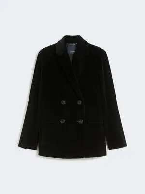 Max Mara Corduroy Double-breasted Blazer