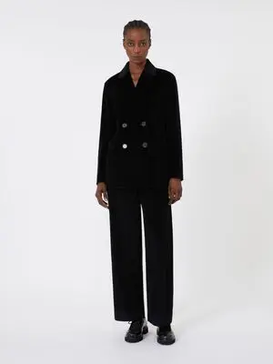Max Mara Corduroy Double-breasted Blazer
