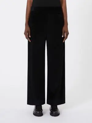 Max Mara Corduroy Flared Trousers - Black